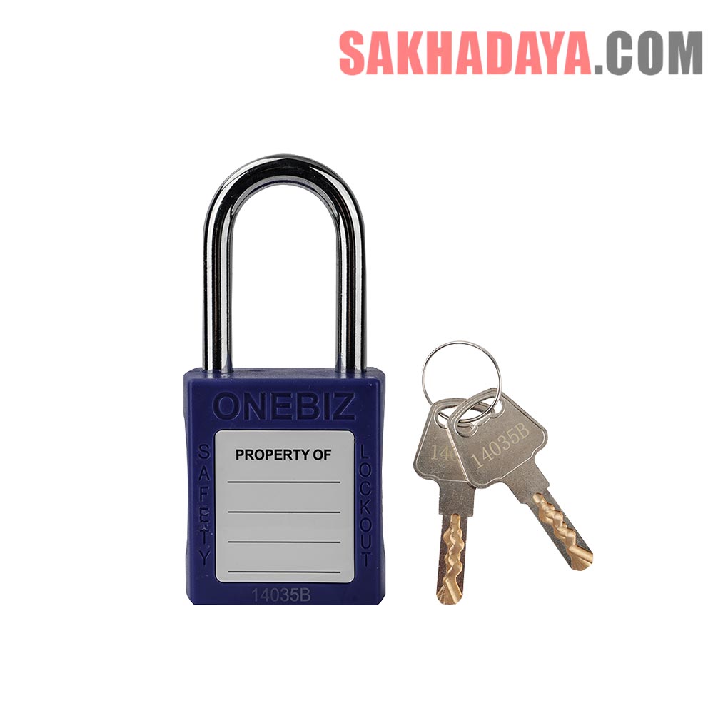 Jual ONEBIZ Compact Safety Padlock Navy Blue